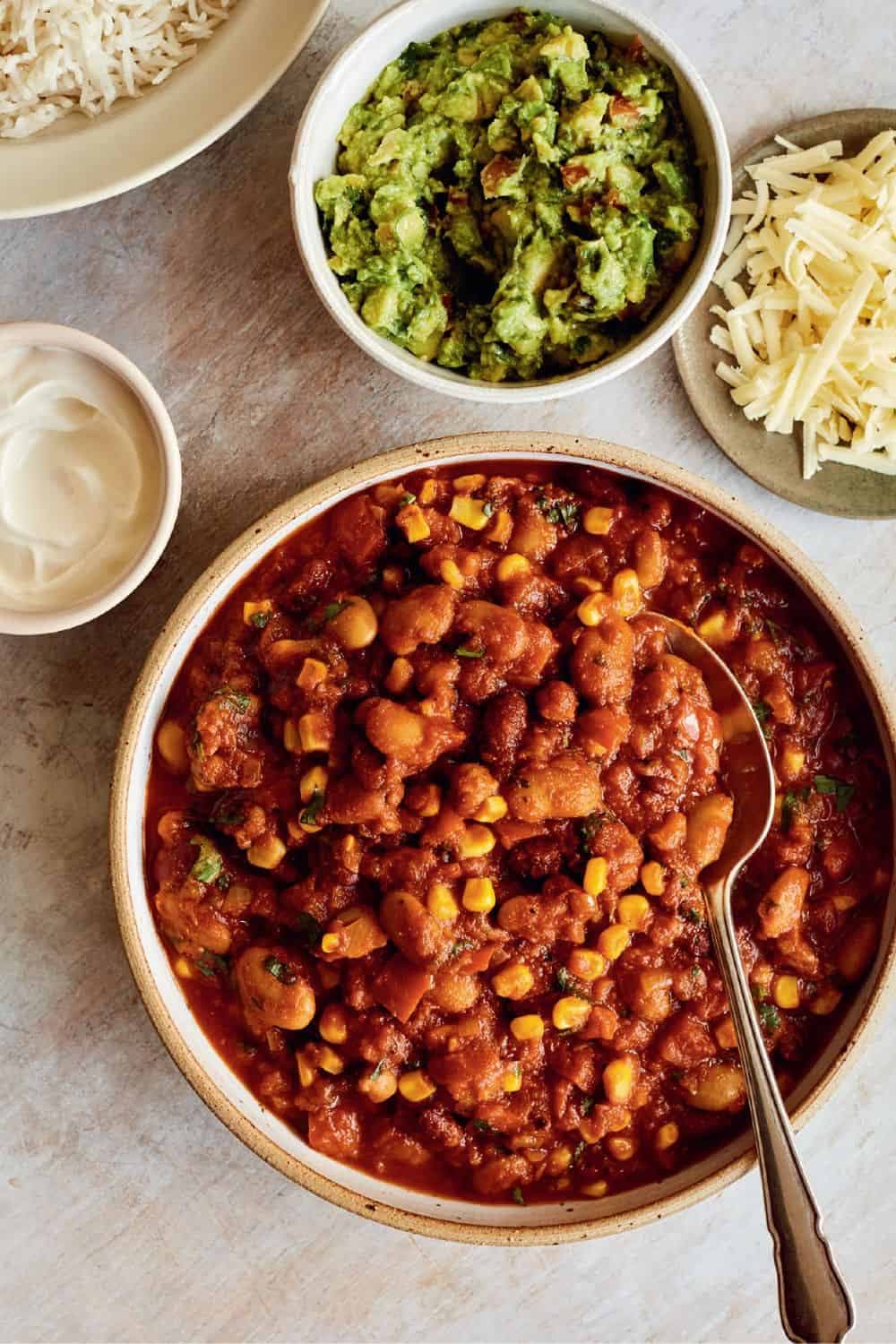 Easy Mary Berry Mixed Bean And Red Pepper Chilli - Mary Berry Cooks