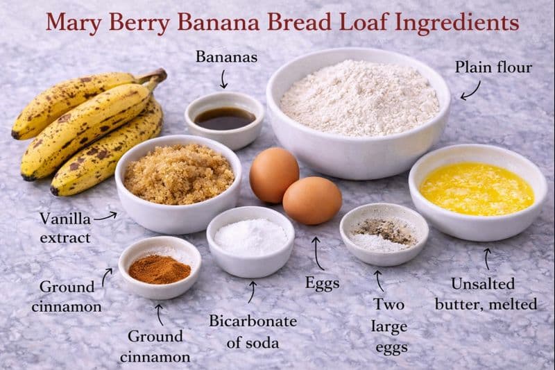 Easy Mary Berry Banana Bread Loaf - Mary Berry Cooks