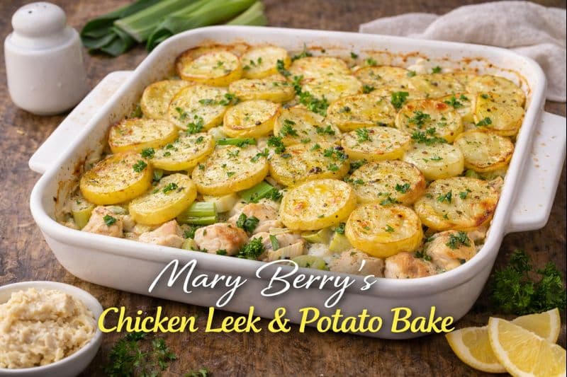 Easy Mary Berry Chicken Leek And Potato Bake - Mary Berry Cooks