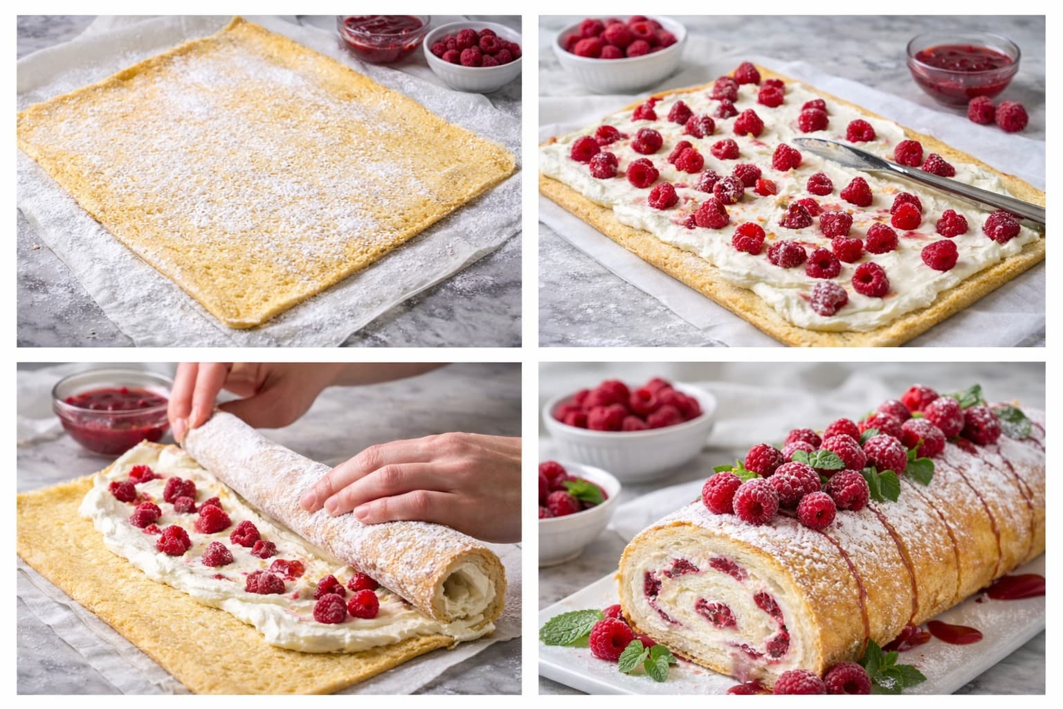 Easy Mary Berry Raspberry Roulade Recipe - Mary Berry Cooks